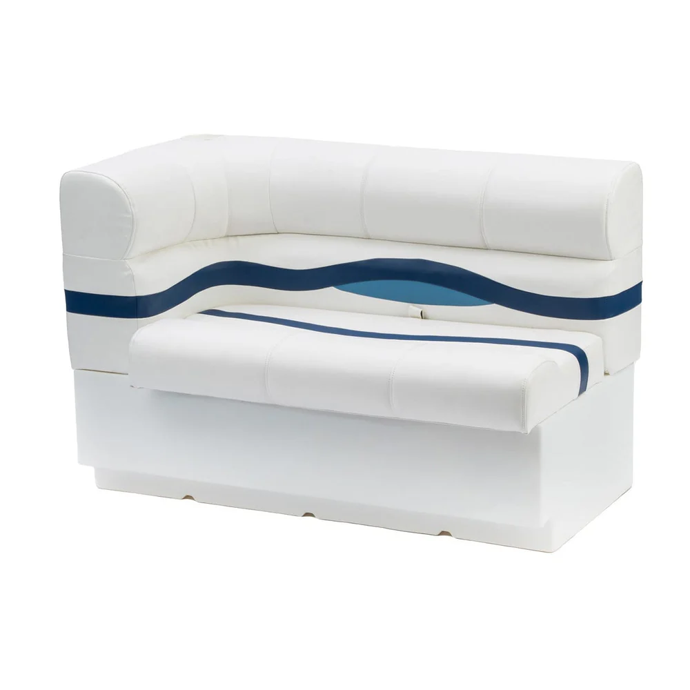 45" Right Premium Corner Bench Pontoon Seats | Canada Pontoon ...