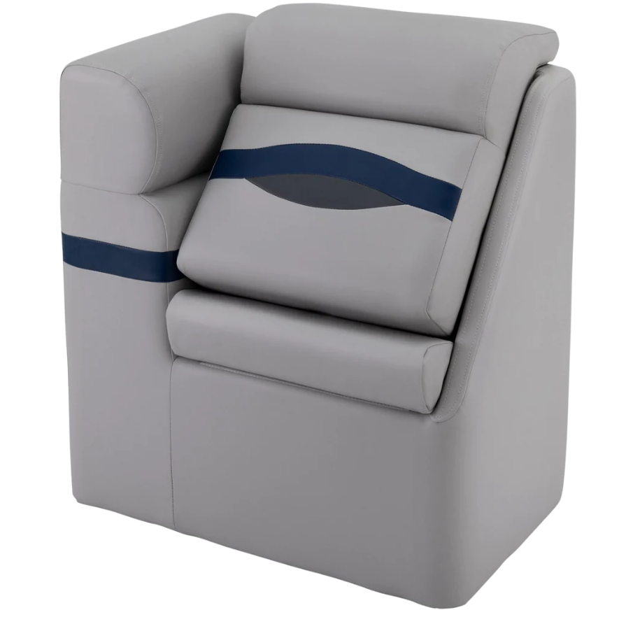 Premium Pontoon Lean Back Seat – Marine Vinyl & Foam Comfort